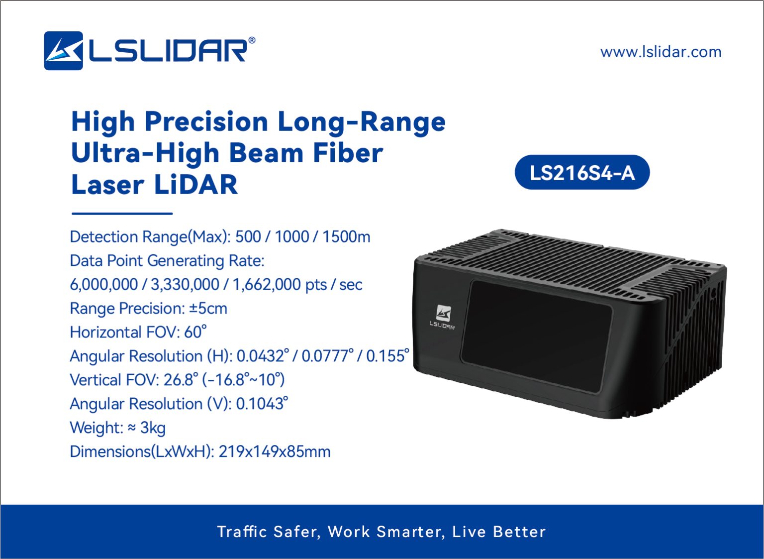 The Best TOF LiDAR Ever: LSLiDAR Unveils LS-S4 Series Kilometer-Range Ultra-High-Precision LiDAR ...