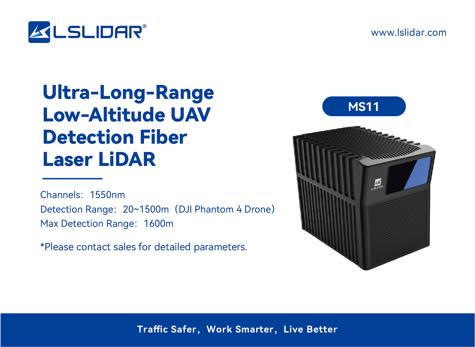 LSLiDAR MS11 Ultra-Long-Range Fiber Laser LiDAR: A Powerful Eye ...